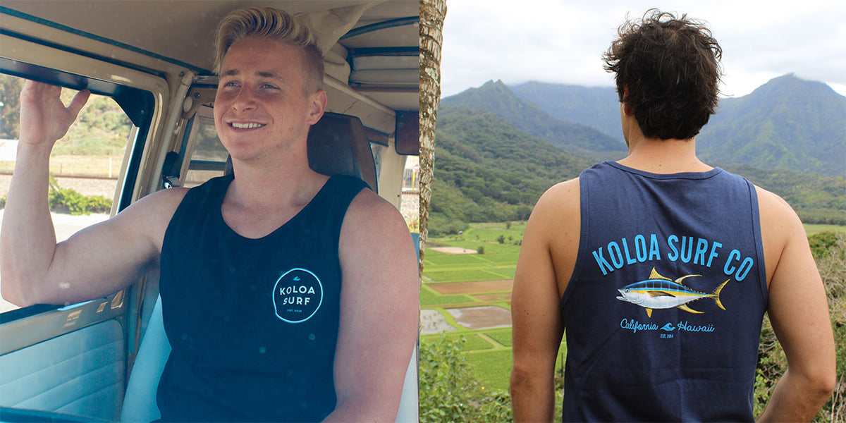 Our Quality Men's Beach Tanks | Koloa Surf Company
