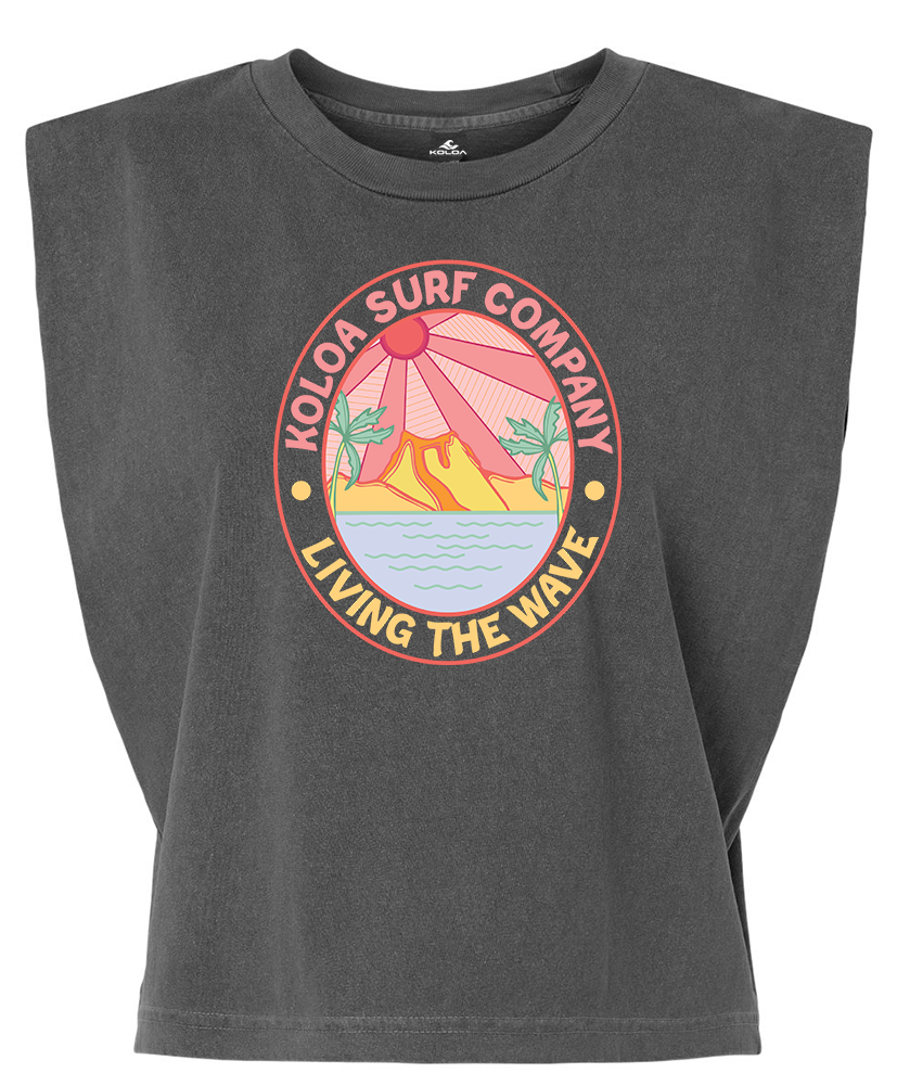 relaxed and comfortable women's muscle tee | Koloa Surf Company
