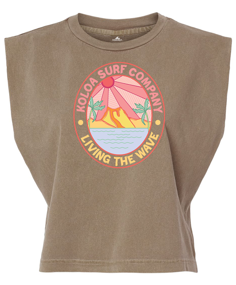 relaxed and comfortable women's muscle tee | Koloa Surf Company