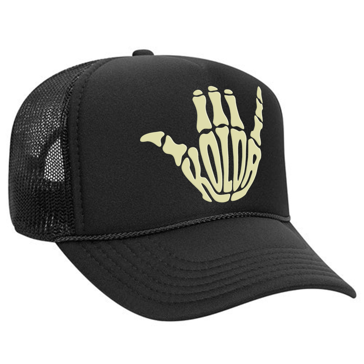 Koloa Shaka Skeleton Foam Trucker Hat | Koloa Surf Company