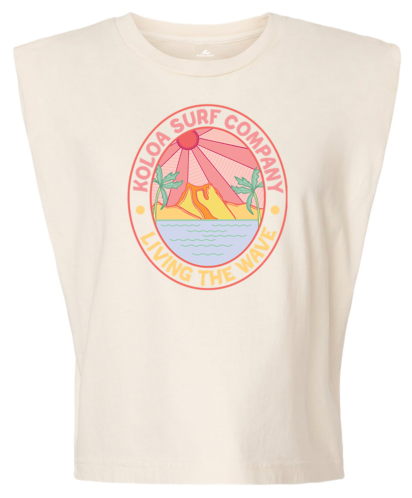relaxed and comfortable women's muscle tee | Koloa Surf Company