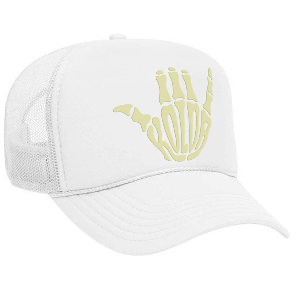 Koloa Shaka Skeleton Foam Trucker Hat | Koloa Surf Company